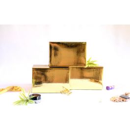 6x6x4 Metallic Gold Designer Boxes