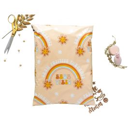 Positive Thoughts #SmileMail Designer Poly Mailers 12x15.5