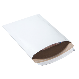 Rigid Mailers | White Rigid Paperboard Mailer 6" x 6" | White Media Mailers