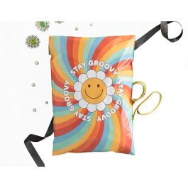 Stay Groovy #SmileMail Designer Poly Mailers 7.5x10.5